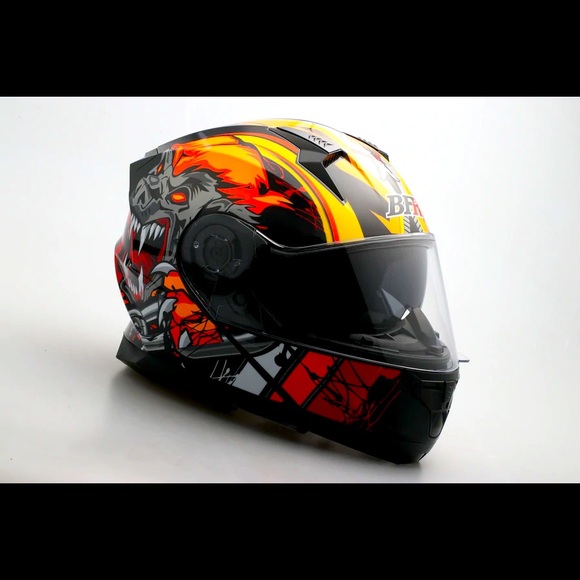BFR | Other | Motorcycle Modular Helmet Wolf | Poshmark